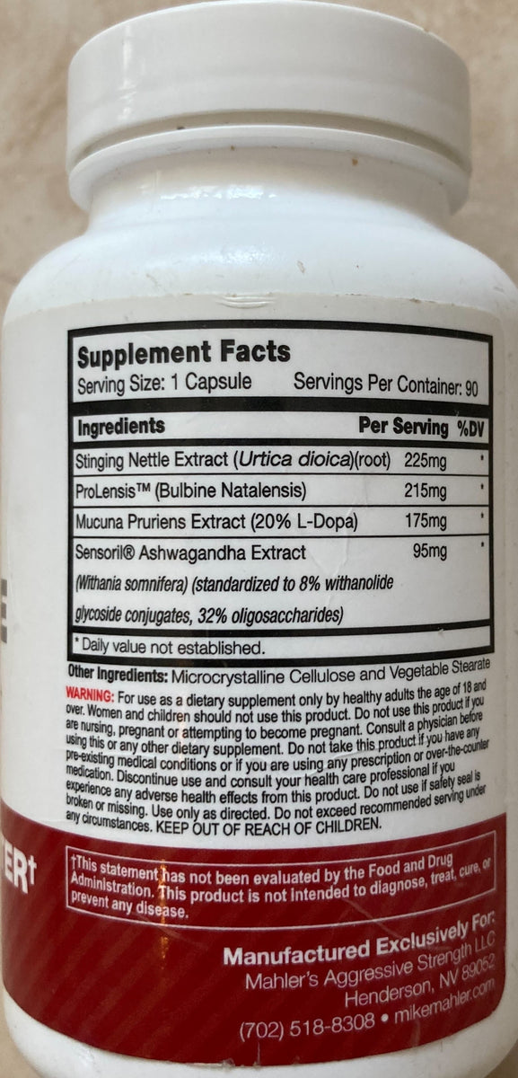 Aggressive Strength Testosterone Booster – Millennium Health Store